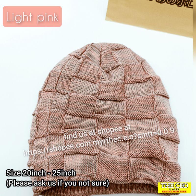 (Premium)Korea long large Beanie snowcap Hip Hop hat cap Unisex Men ...