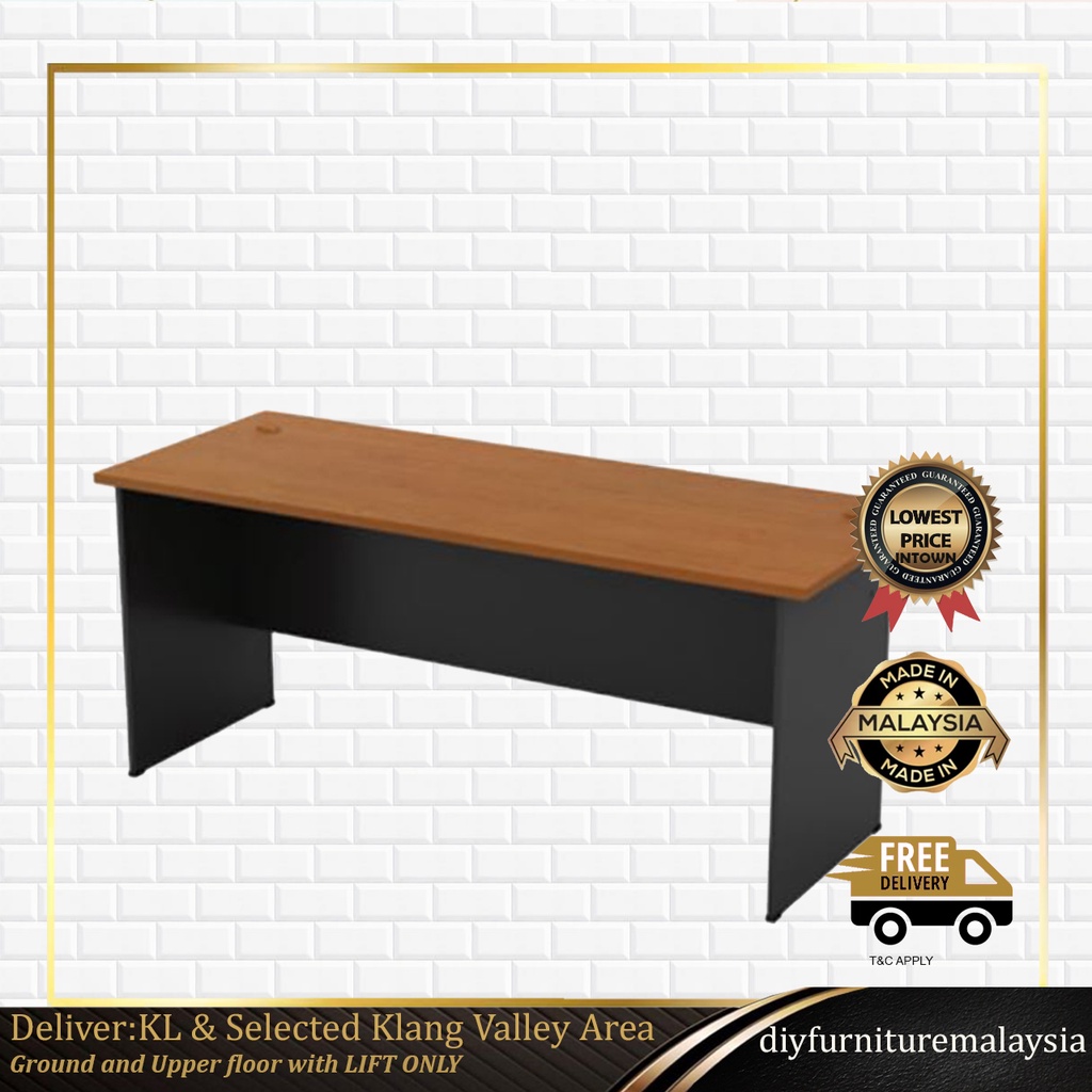Office Writing Table 4ft/5ft/6ft | Meja Pejabat | Home Office Furniture ...