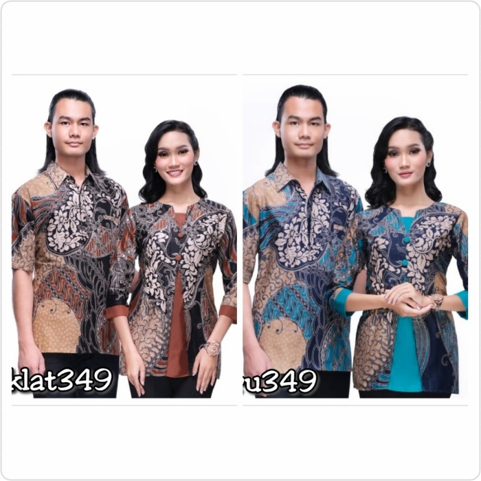 349th Family couple Clothes Batik fashion Tops Men Women jumbo big 4L | Shopee Malaysia