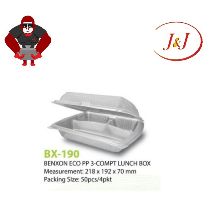 1 PKT 50's BENXON BX-190 3 Compartment Cavity Box | Shopee Malaysia