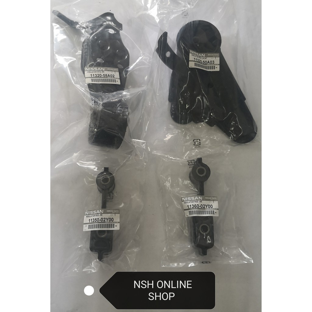 CS Engine Mounting Set (NISSAN OEM) for Nissan Sentra N13 1 Set ...