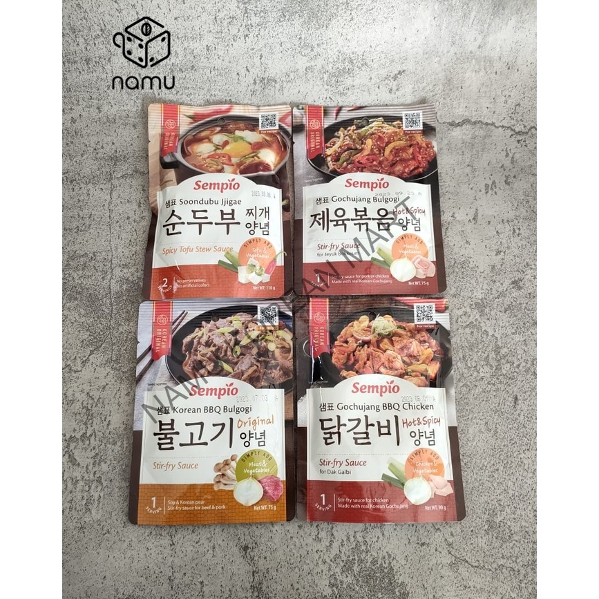 Sempio Korean Sauce - Korean Instant Sauce/BBQ/Bulgogi/Gochujang ...