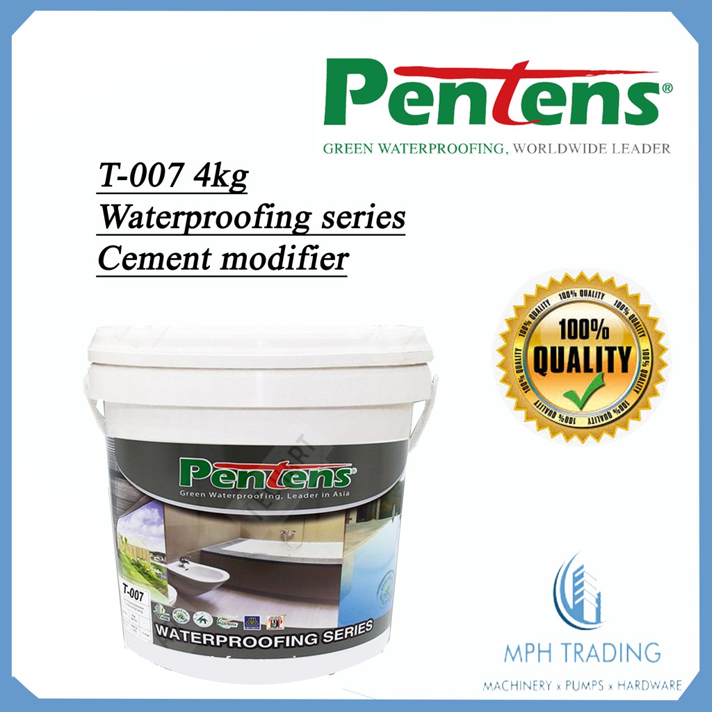 PENTENS T-007 4KG Waterproofing Primer Cement Modifier | Shopee Malaysia