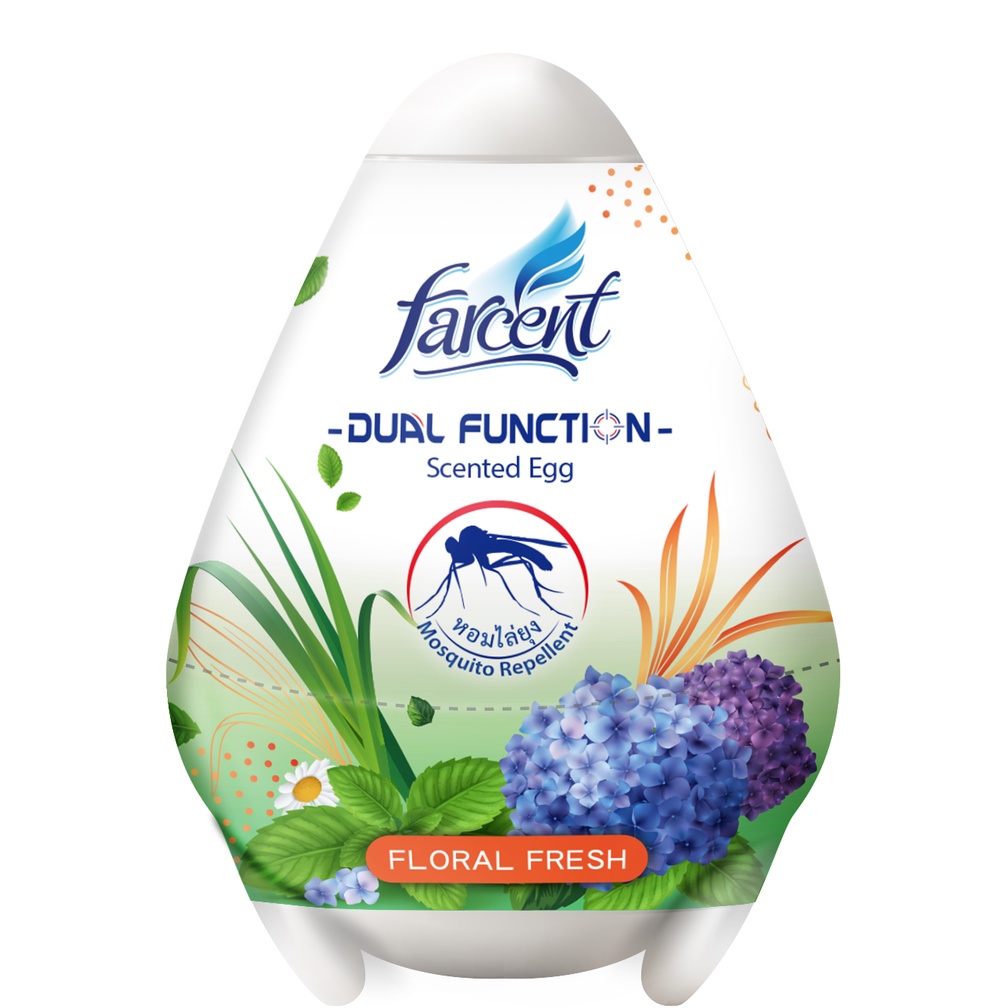 *FARCENT* Egg Scented Gel Air Freshener 170g ( Mosquito Repellent ) | Shopee Malaysia