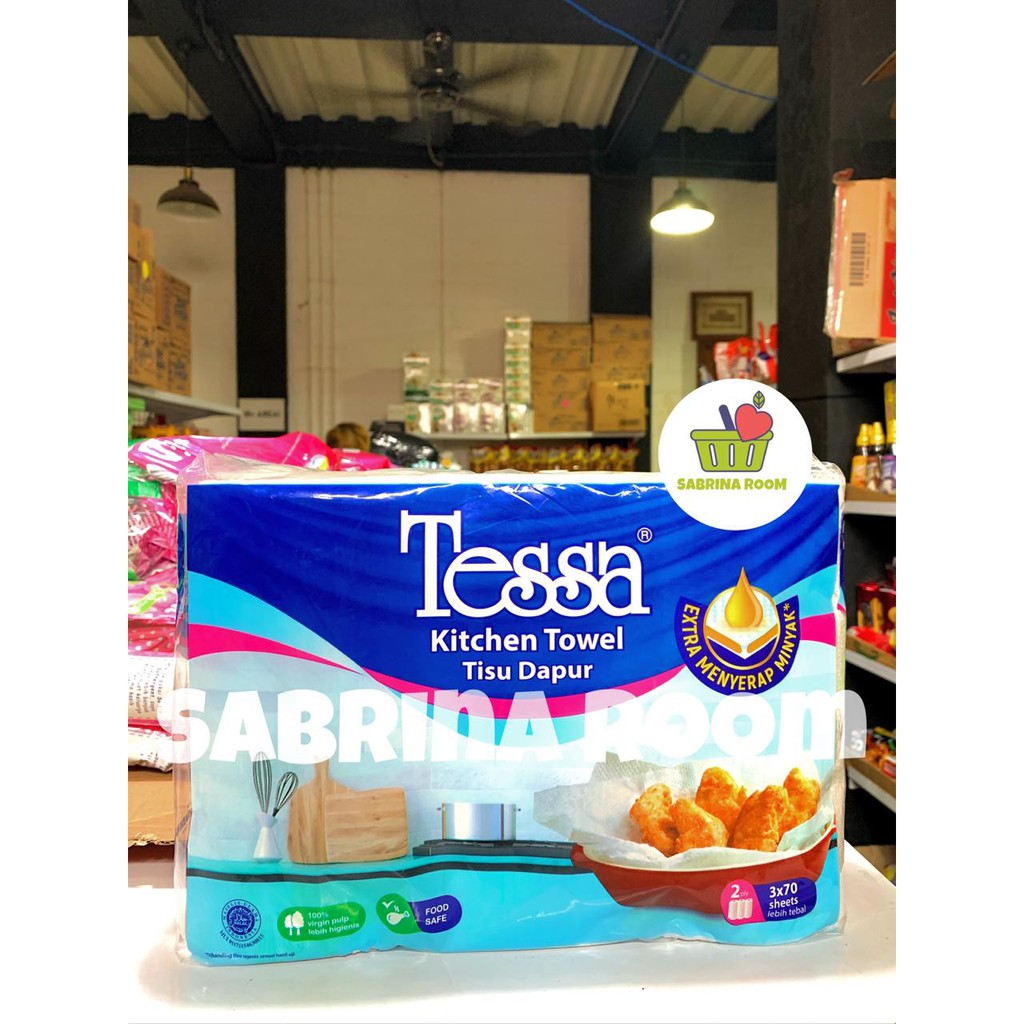 Tessa Kitchen Tissue Towel (3 Rolls / 70 Ply) | Shopee Malaysia