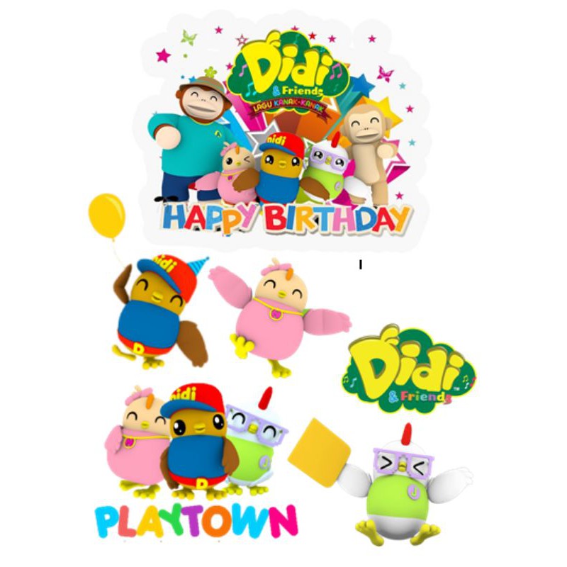 Didi & Friends Topper Cake | Shopee Malaysia