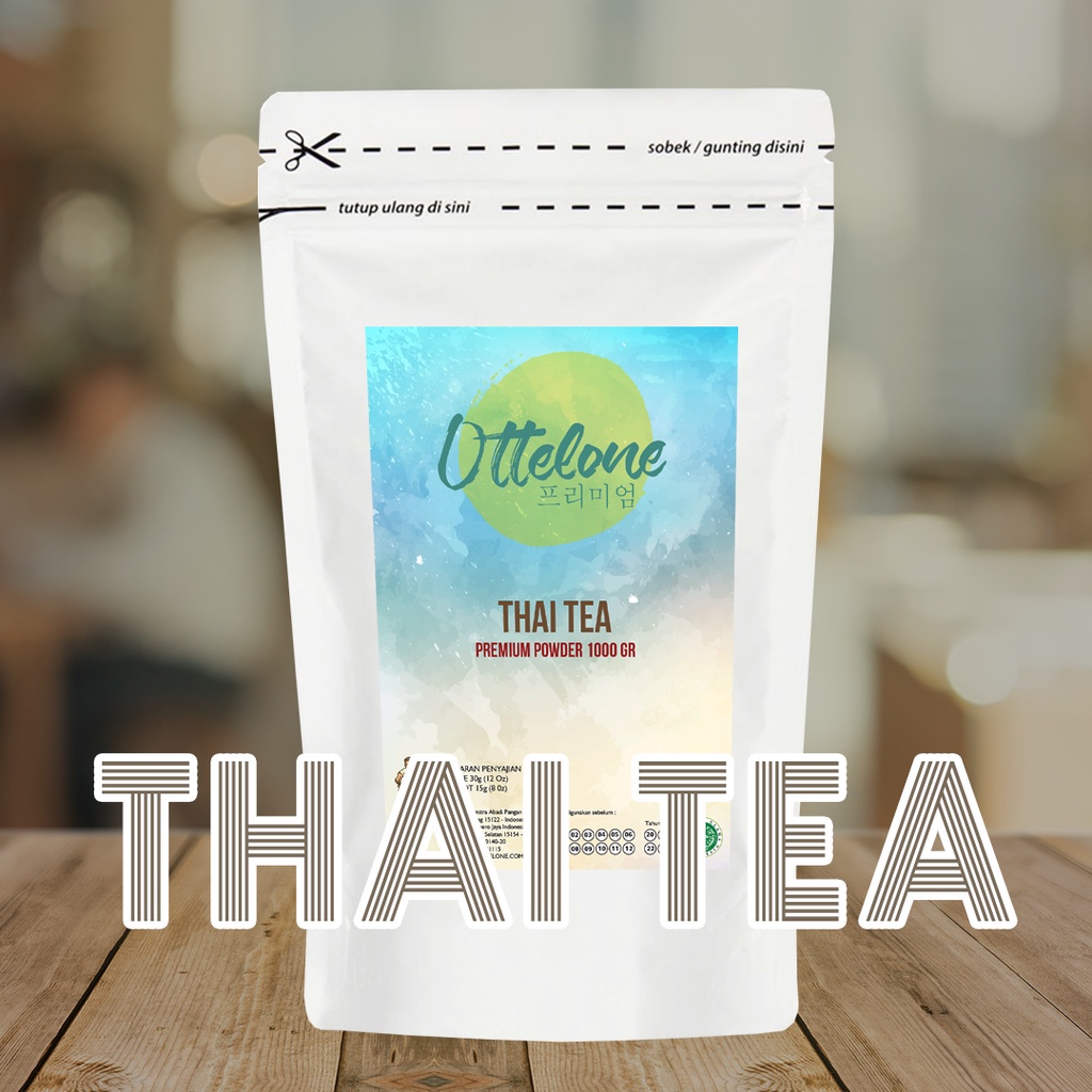 Thai TEA Powder 1000gr OTTELONE Premium Halal Brand Drink Powder ...
