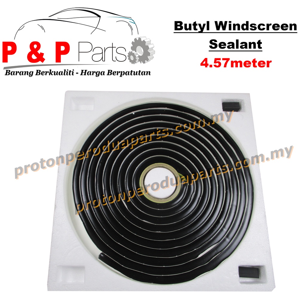 Butyl Windscreen Sealant Tape Glue Car Reseal Strip Rubber Gam Cermin ...