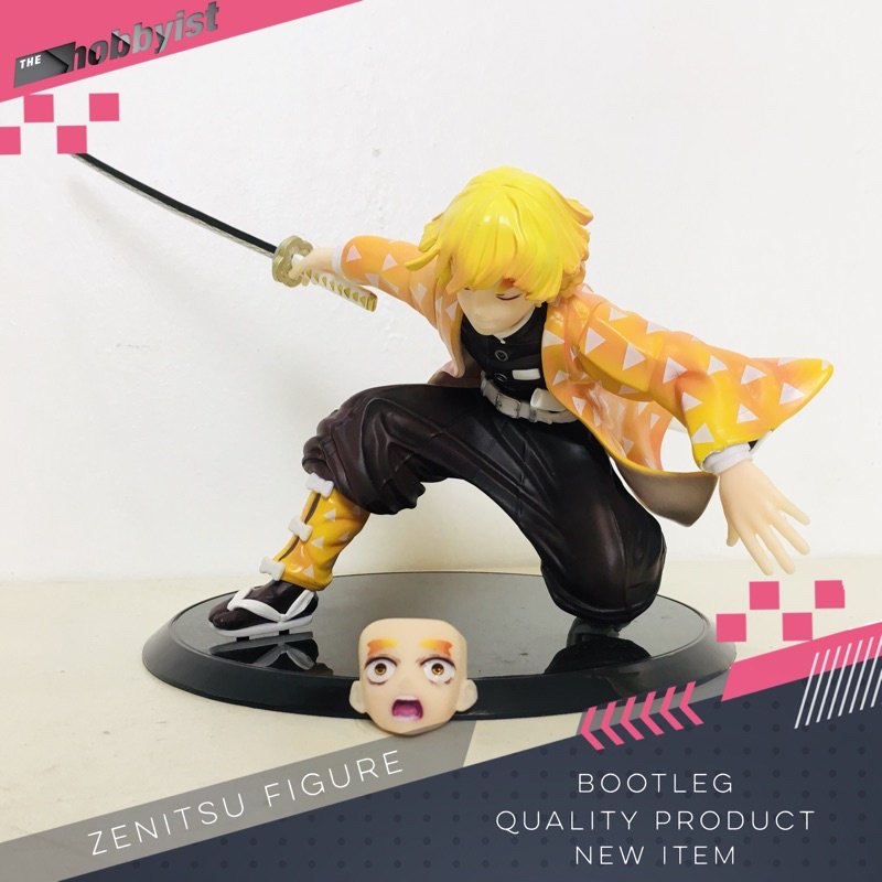 🇲🇾 READY Zenitsu Demon Slayer Figure Bootleg | Shopee Malaysia
