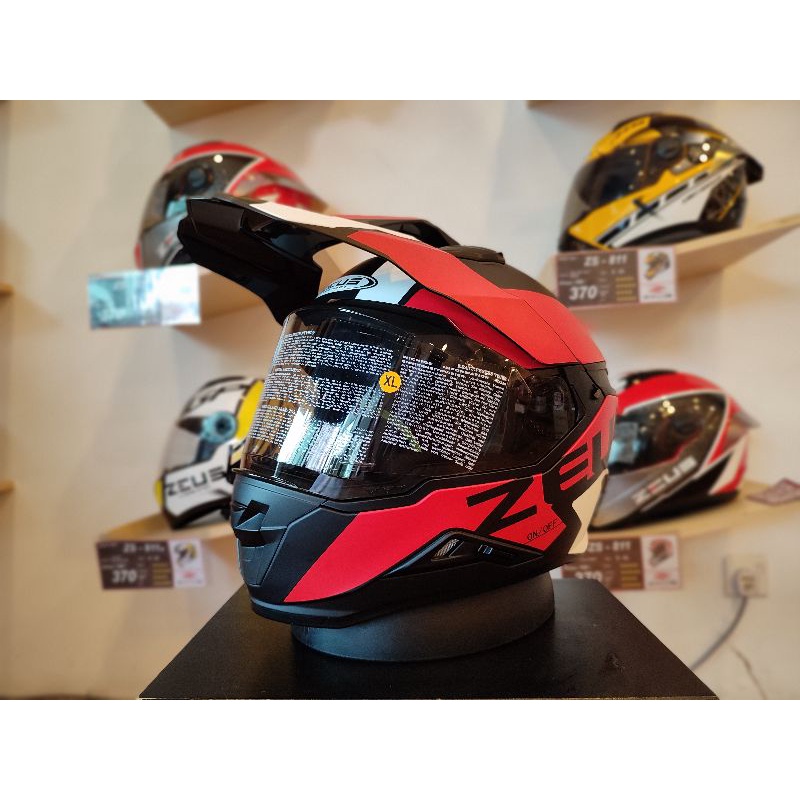 ZEUS HELMET ZS-913 TOURING/FULLFACE/OFF-ROAD HELMETS | Shopee Malaysia