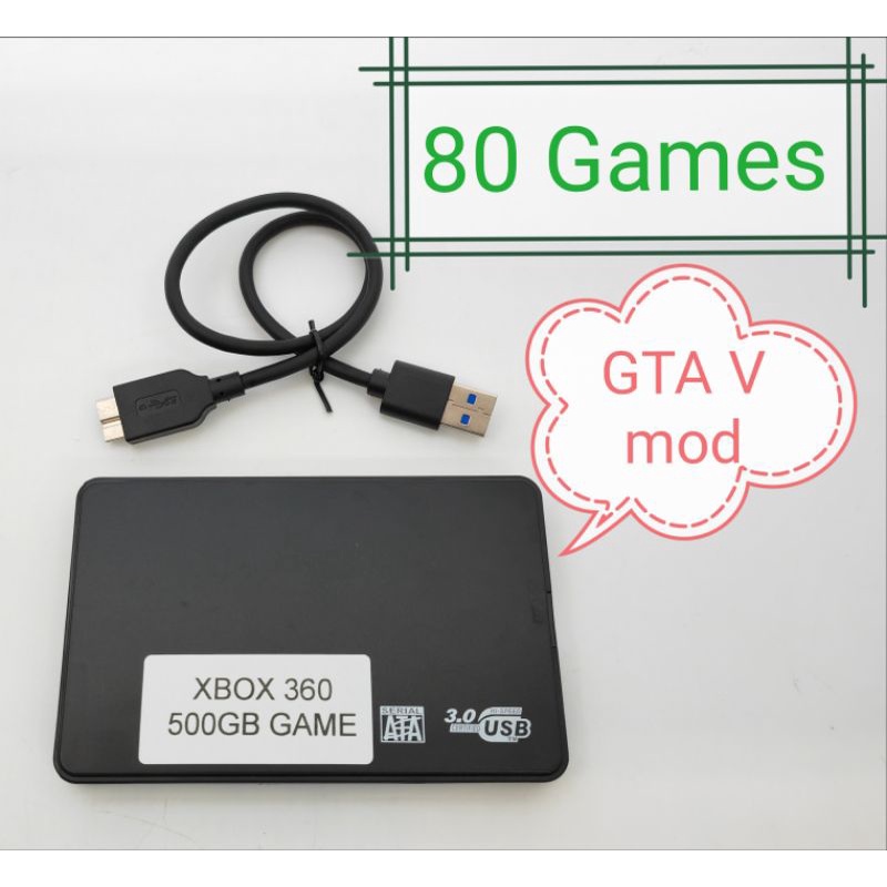 Xbox 360 jtag console - 64GB - 25 games set | Shopee Malaysia