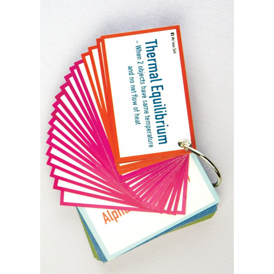 IGCSE Physics Memory Booster | Flash Cards | Physics Formula Cards ...