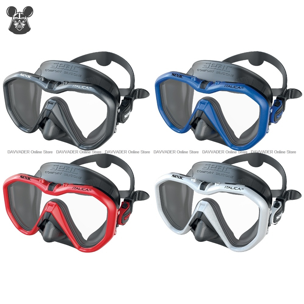 SEAC Sub Italica 50 Asian Fit - Scuba Diving Mask *Original | Shopee ...