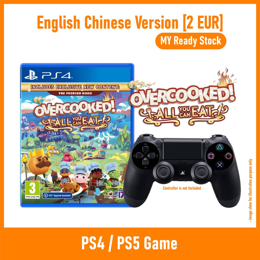 [🇲🇾Ready Stock] PS4 Overcooked! All You Can Eat Chi/Eng Version [EU ...
