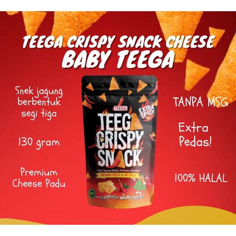 💥{READY STOCK}💥{FAST SHIPPING}💥 TEEGA Crispy Snack Extra Pedas | Shopee ...
