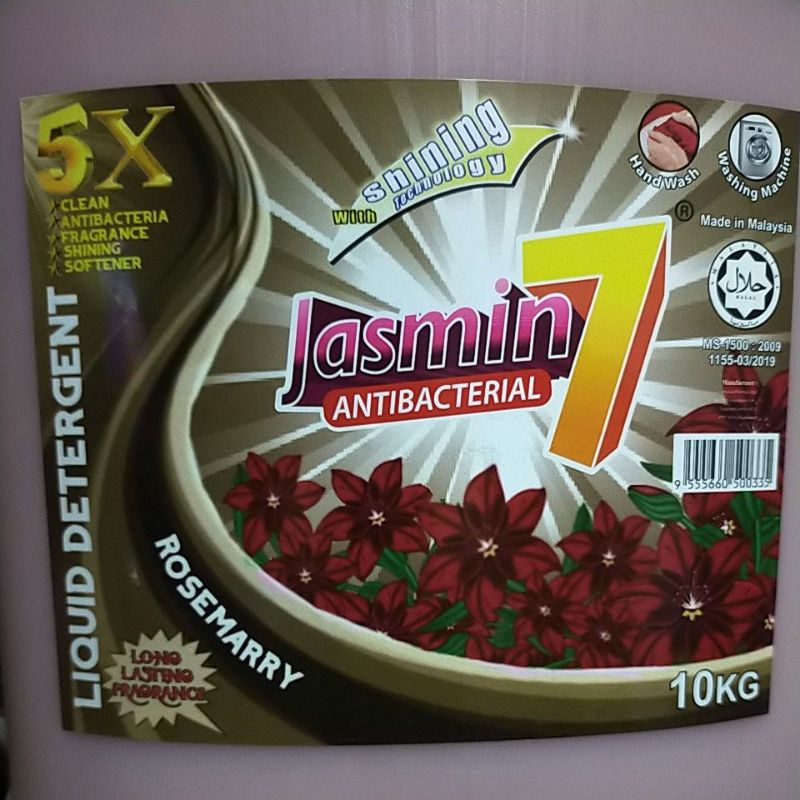 Jasmin7 Laundry Detergent 10kg | Shopee Malaysia