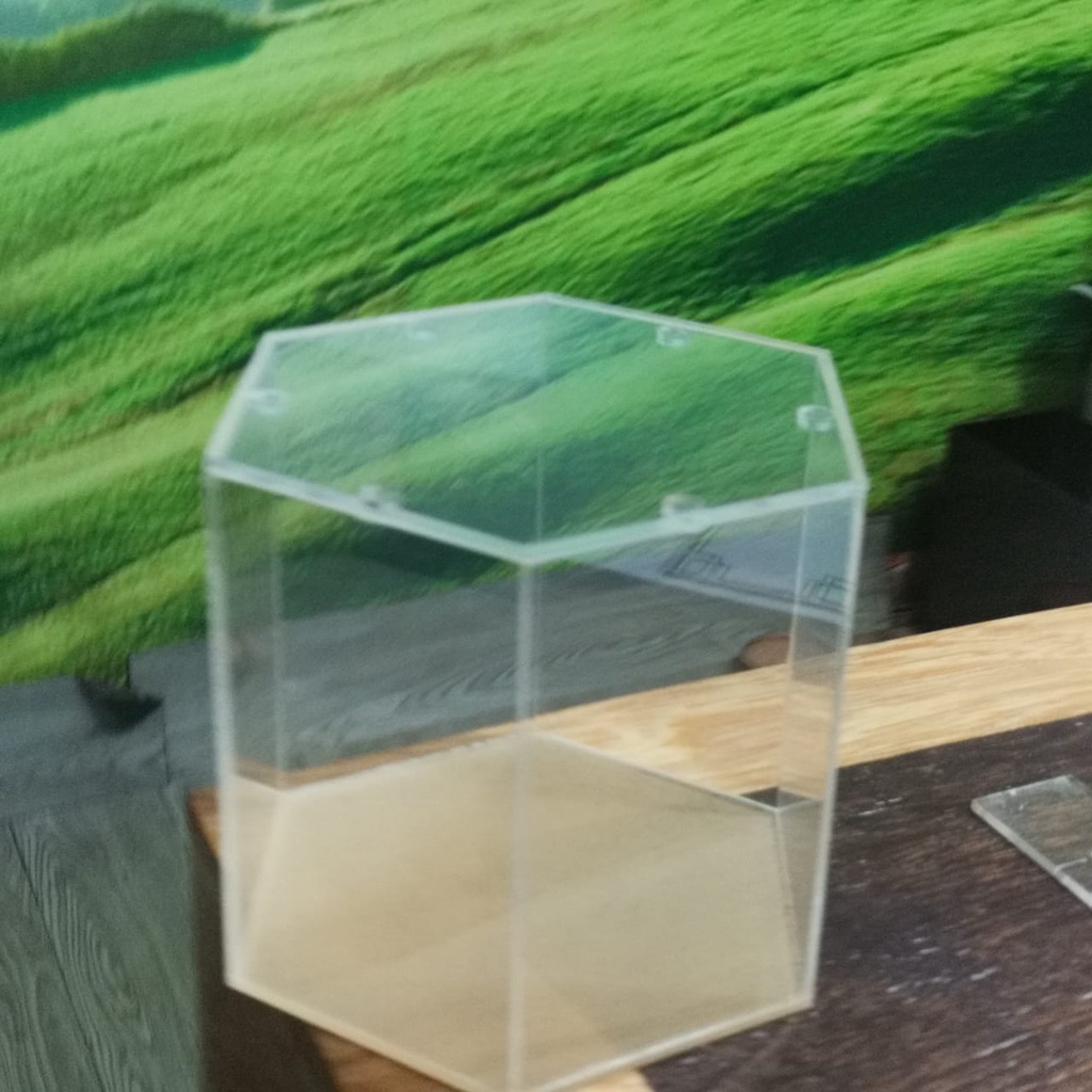 HeXAGON BOX / ACRYLIC BOX HeXAGON SHAPE/ KOTAK SEGI ENAM | Shopee Malaysia
