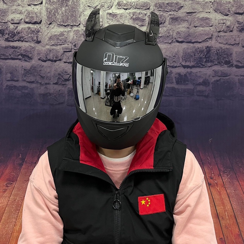 motorcycle helmet cross-section double lens | Shopee Malaysia