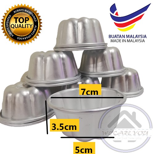Aluminium Mini Pixie Jelly Mould 2 1/2" Aluminium Pudding Cake Jelly ...