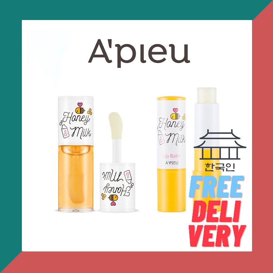 [APIEU] HONEY & MILK Lip Oil / Lip Balm 2Type Best Lip Care Best ...