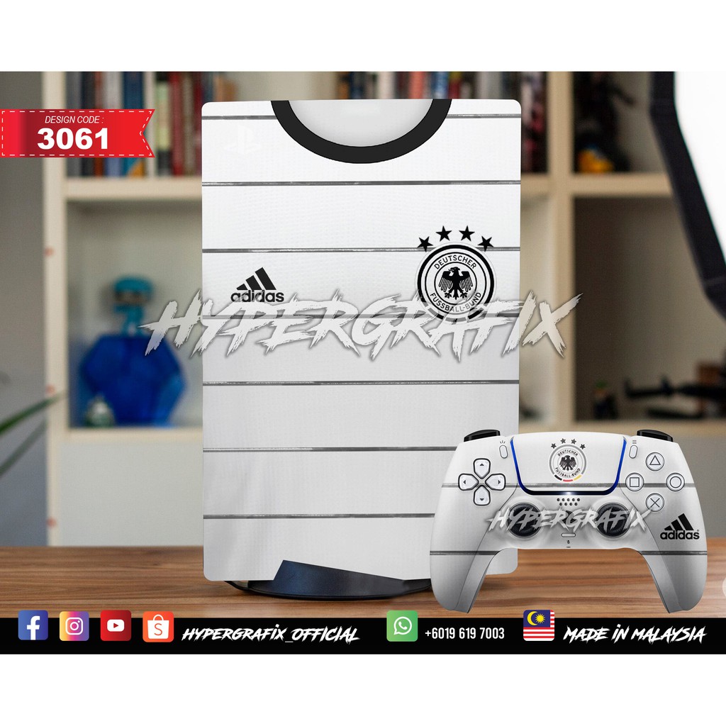 PS5 PLAYSTATION 5 STICKER SKIN DECAL Deutscher Fussball Bund 3061 ...