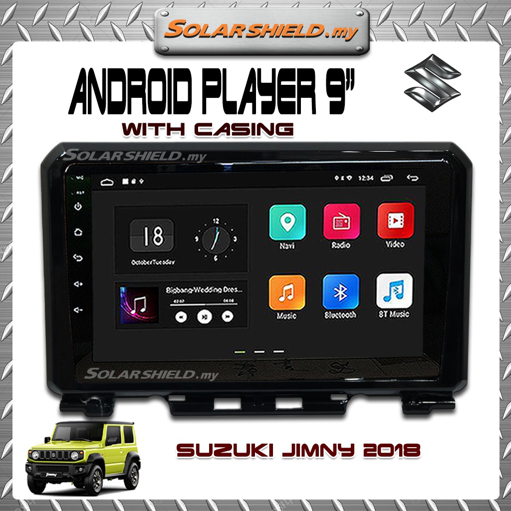 Suzuki Jimny 2018 9'' Android Player Touch Screen GPS Waze + Casing ...
