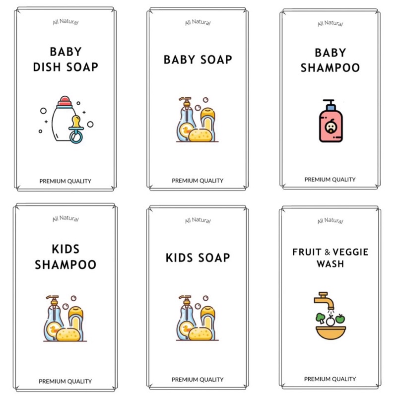 Home LIVING LABEL WATERPROOF COLOR Sticker - kitchen / toiletries ...
