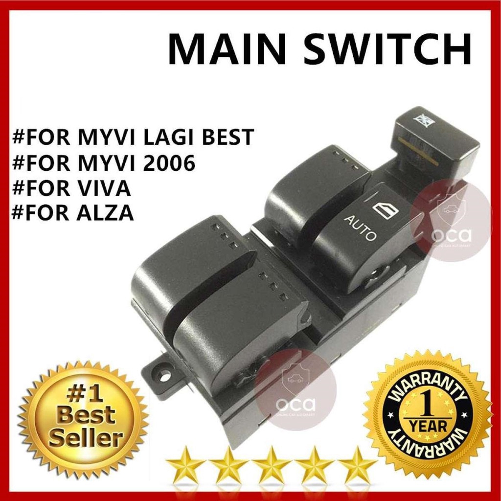 Power Window Switch for Perodua Myvi / Myvi Lagi Best / Viva / Alza ...