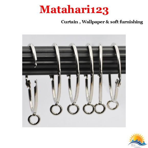 M28 Hanging Eyelet Loops / Pole Rod Hooks Rings / Curtain Rod Rings ...