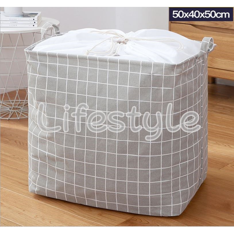 105L / 140L / 210L Large Size Quilt ClothesToy Storage Box Laundry ...