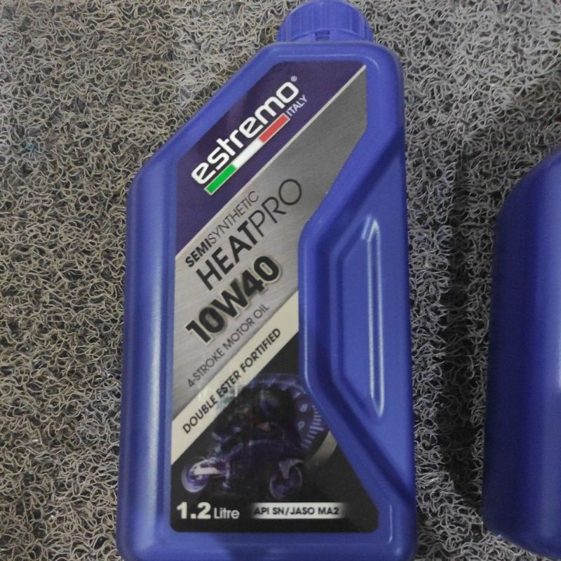 RSX RS150 100% ORIGINAL ESTREMO HEATPRO ENGINE OIL FULLY SEMI SYNTHETIC 10W40 10W50 15W50 1 ...