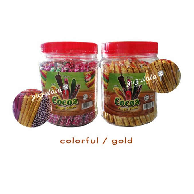 Cocoa Finger Sticks (Gold/Color) 220g | Shopee Malaysia