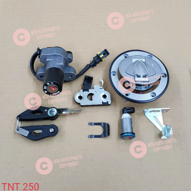 IGNITION KEY SWITCH SET - BENELLI - TNT 250 (100% ORIGINAL PARTS ...