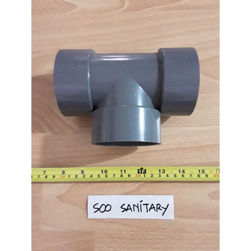 Tee D 2 1/2" Inch Rucika PVC - Plain Pipe T | Shopee Malaysia