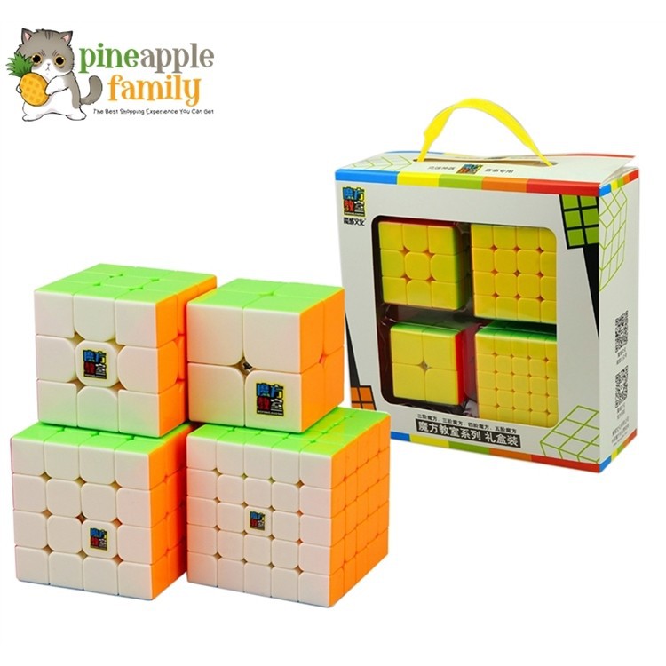 MoYu Cubing Classroom Speed Cube Brain Teaser Gift Box Set - 2x2/3x3 ...