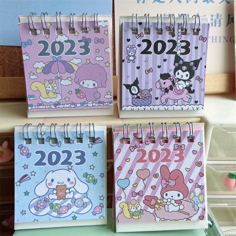 Steve 2023 Sanrio Desk Calendar Ins Mini Desktop Desk Calendar Can Be ...