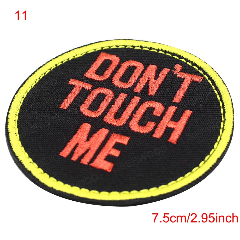 Warning Patches I Cause Safety Briefs Embroidered Tactical PVC Patch ...