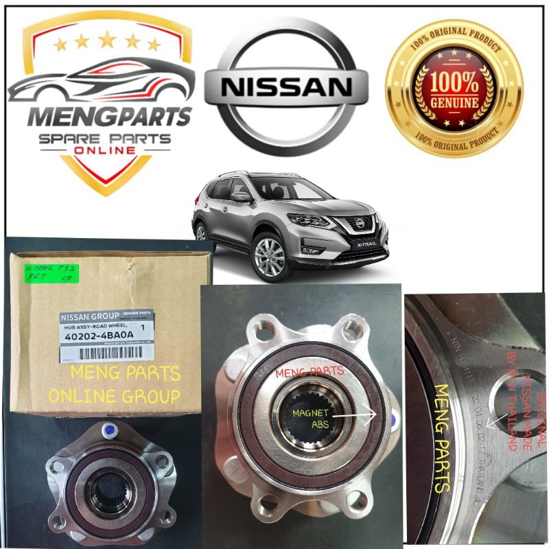 ORIGINAL NISSAN X TRAIL T32 BEARING FRONT WHEEL BEARING 40202-4BA0A ...