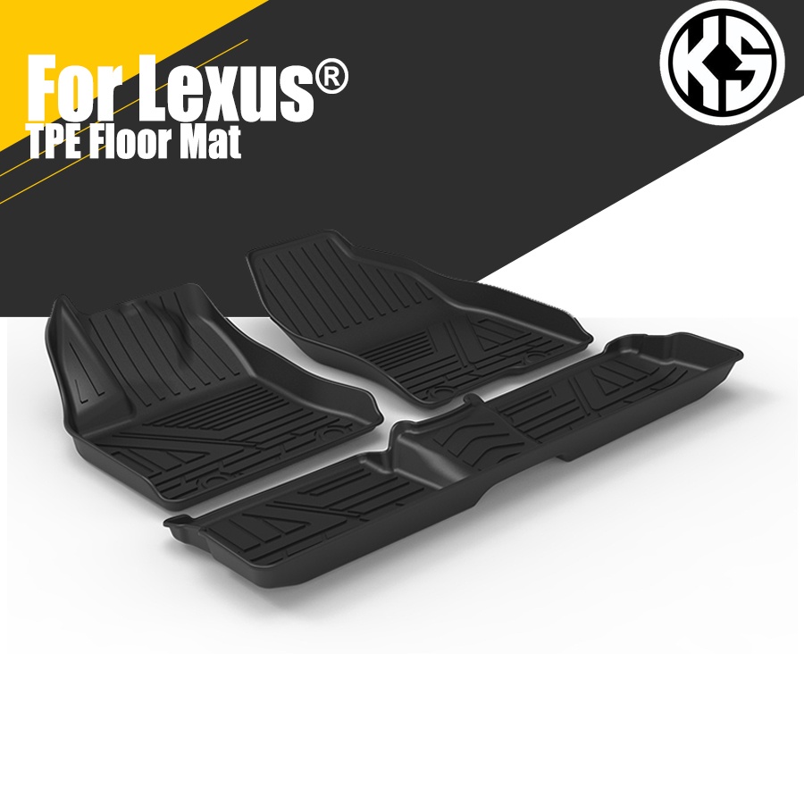 Car Floor Mat for Lexus RX450HL (6/7 Seats) CT RX UX ES NX TPE Rubber ...
