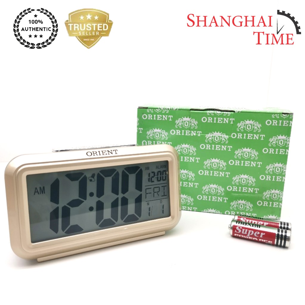 Orient Digital Table Clock Desk Clock LCD 313 with 6 months warranty ...