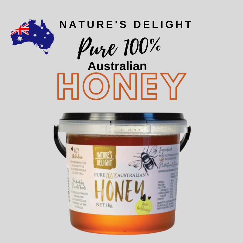 Nature's Delight 100% Pure Australian Honey (1kg) | Shopee Malaysia