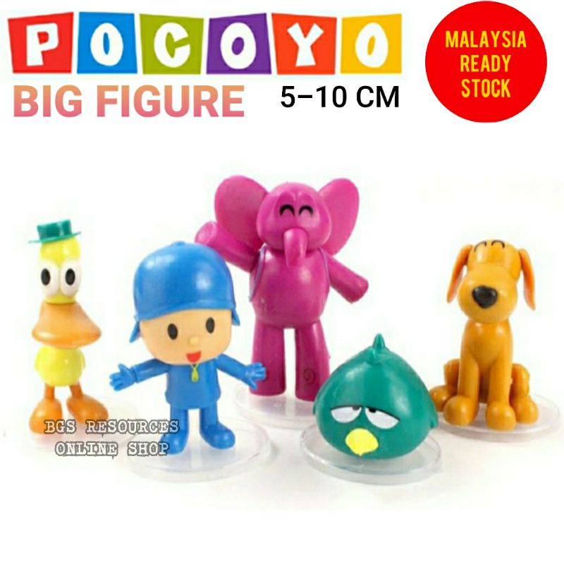 ☝️CUTE 😍 POCOYO FIGURE 5PCS POCOYO TOYS CARTOON ELLY PATO LOULA SLEEPY ...