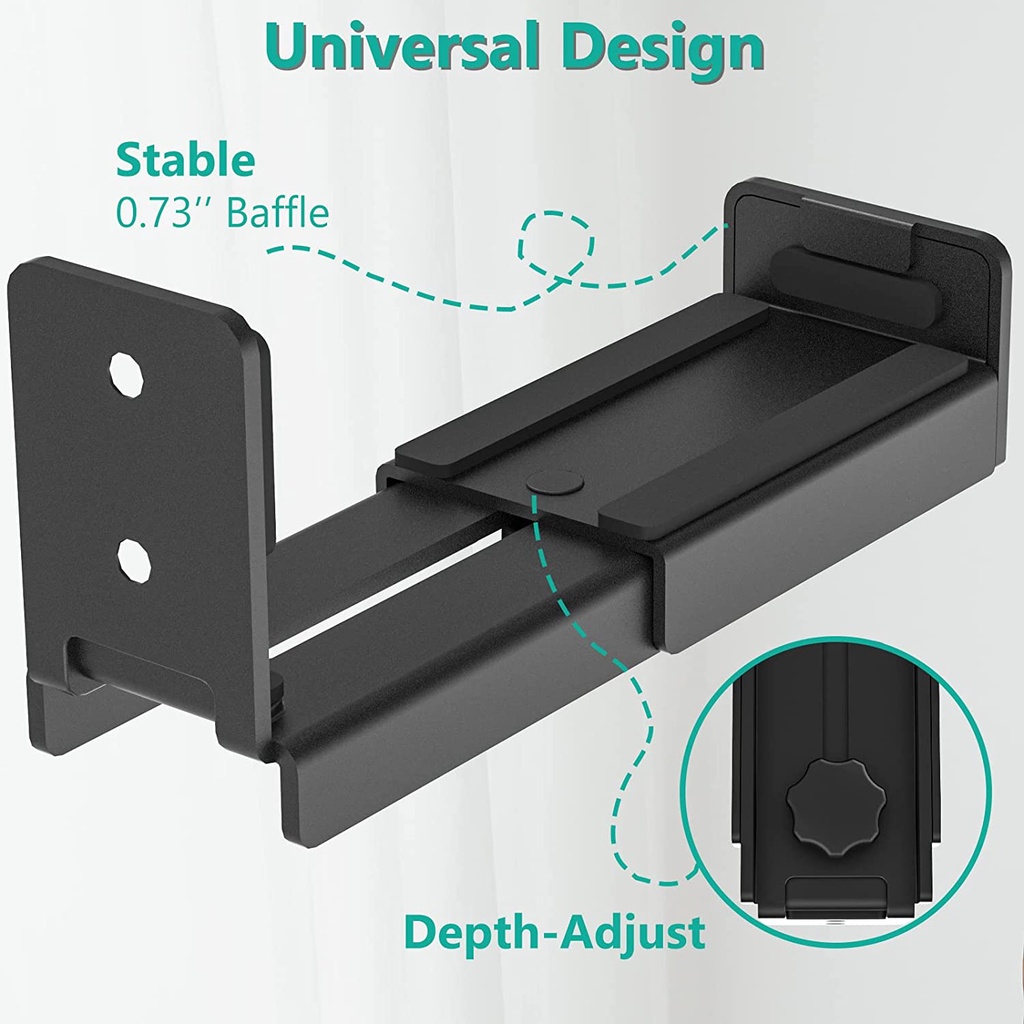 the Aryl™ Adjustable Soundbar Wall Mount Brackets | Shopee Malaysia