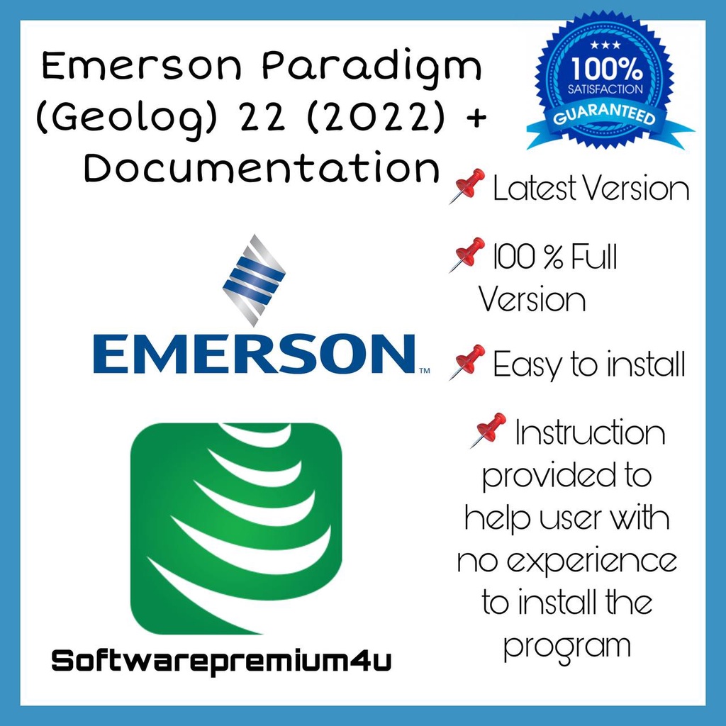 Emerson Paradigm (Geolog) 22 (2022) + Documentation 🔥【Latest】🔥 | Shopee ...