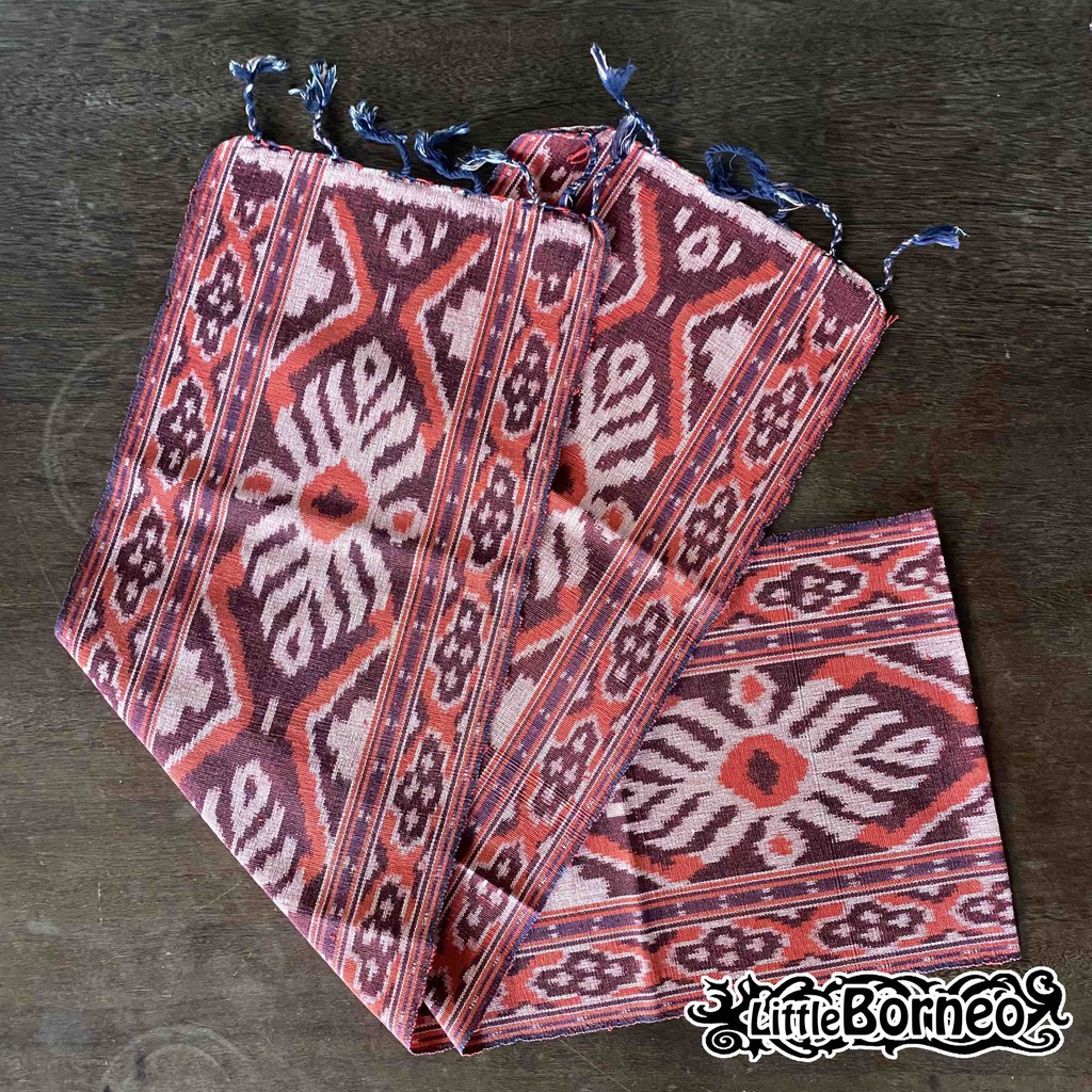 Kain Pua Kumbu - 180cm x 27cm - Rainbow - Colourful - Kain Tenun ...