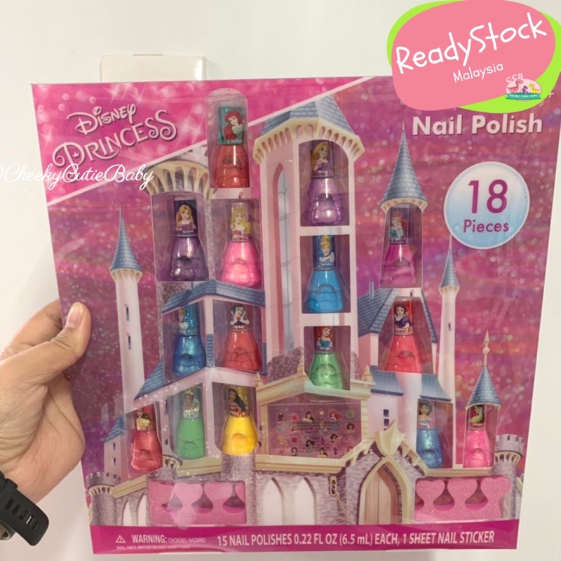 Disney Princess Nail Polish Set | Shopee Malaysia