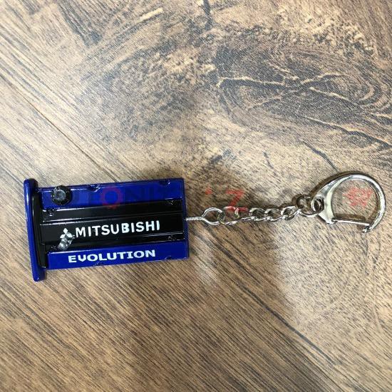 MITSUBISHI EVOLUTION Engine Design Metal Car Keychain (Blue) | Shopee ...