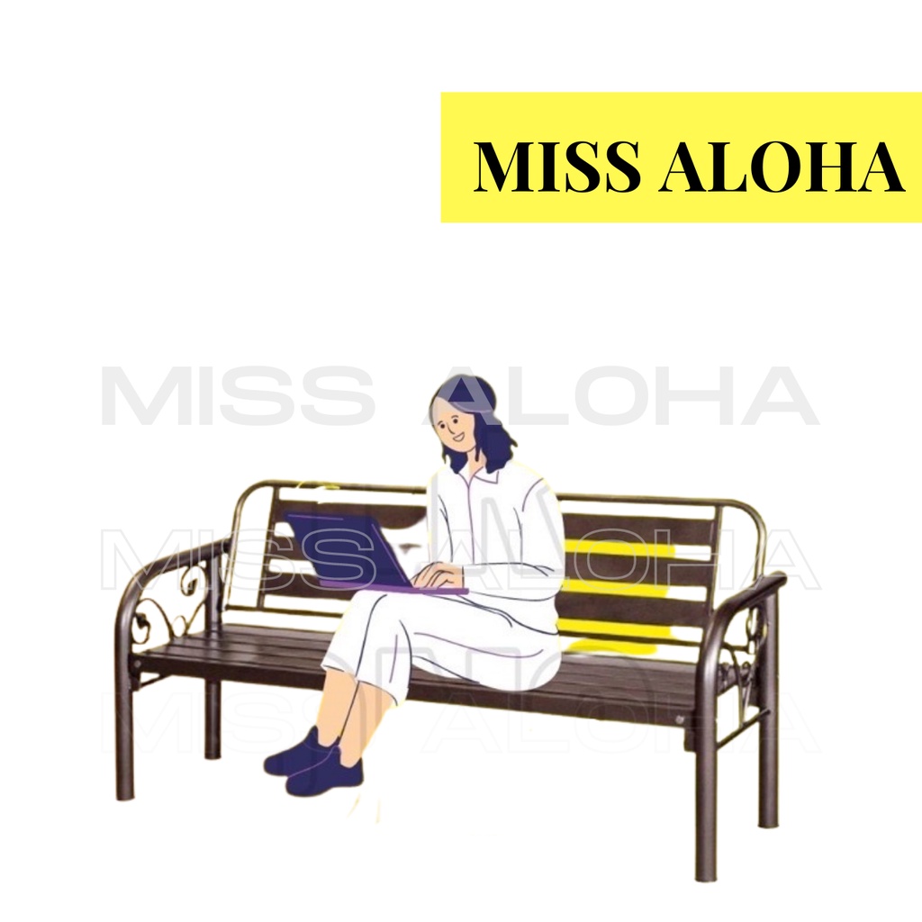 [READY STOK] (1 unit 1 order) 5" Metal Bench Chair/Long Bench/Outdoor ...