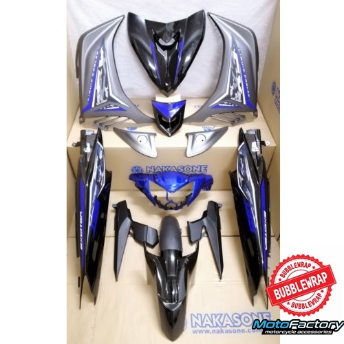 YAMAHA LC V6 COVER SET BODY COVERSET NEW EXCITER BLUE | Shopee Malaysia