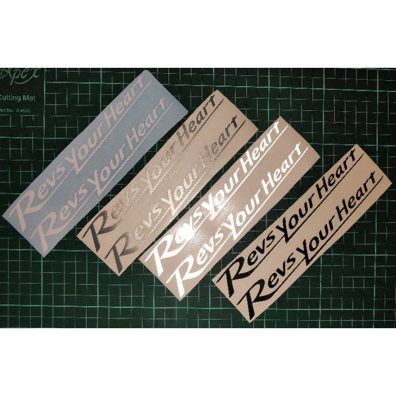 Sticker Revs Your Heart | Shopee Malaysia